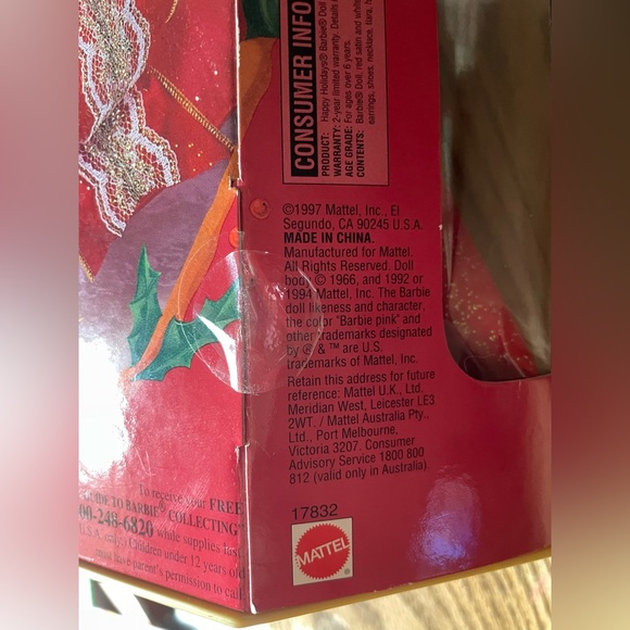 Barbie | Toys | Rare Misprint 997 Holiday Barbie Recalled | Poshmark